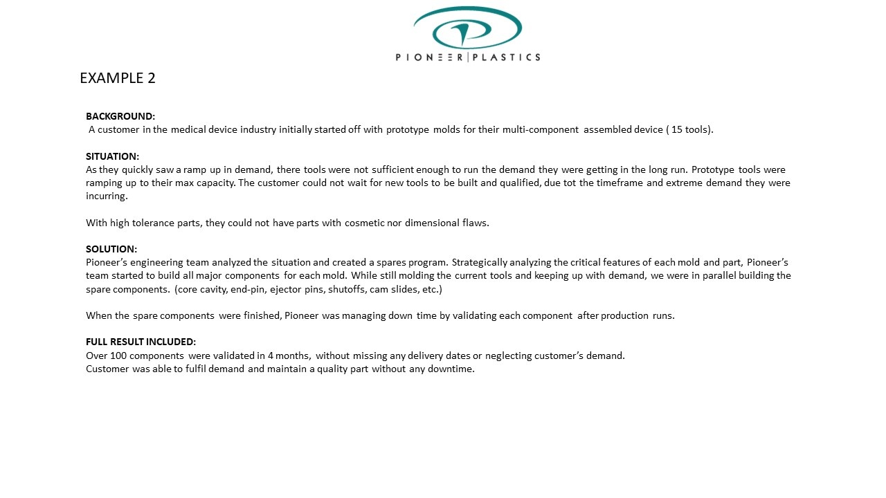 Case Studies – Pioneer Plastics